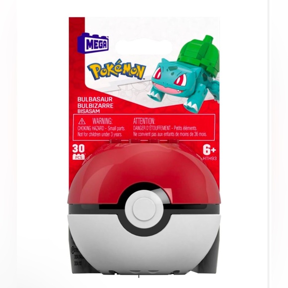 Pokemon | Toys | Mega Bulbasaur Buildable Figuretop Point Pokmon Ball ...